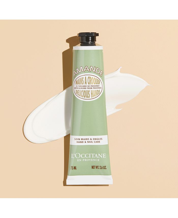 L'Occitane Almond Delicious Hands Moisturizing Hand Cream Enriched with ...