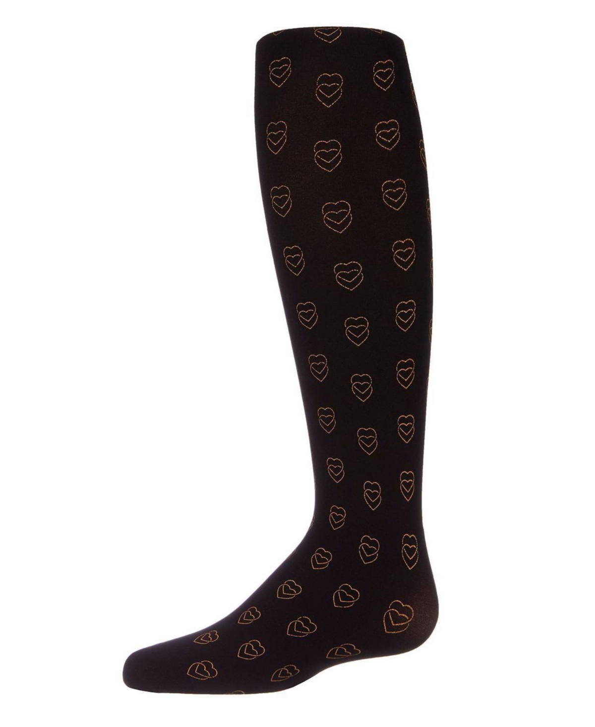Click here for Feet Your Heart Out Printed Girls Tights - Black prices