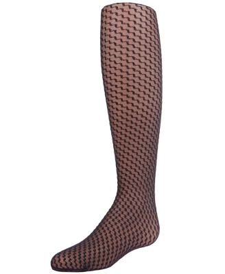 Zoe Zigzag Sheer Girls Tights - Macy's