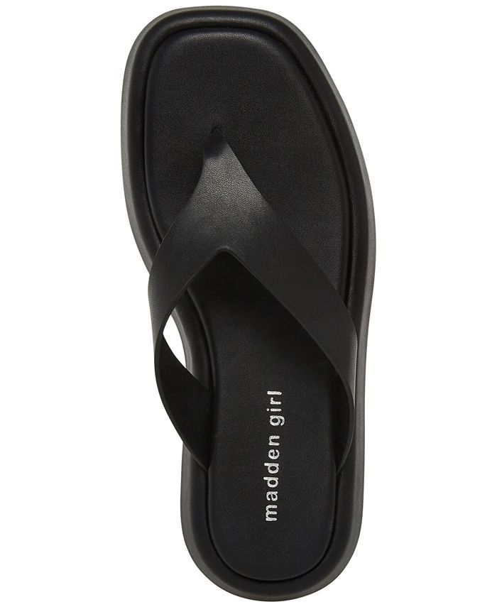 Madden Girl Lady Slip-On Thong Platform Slide Sandals - Macy's