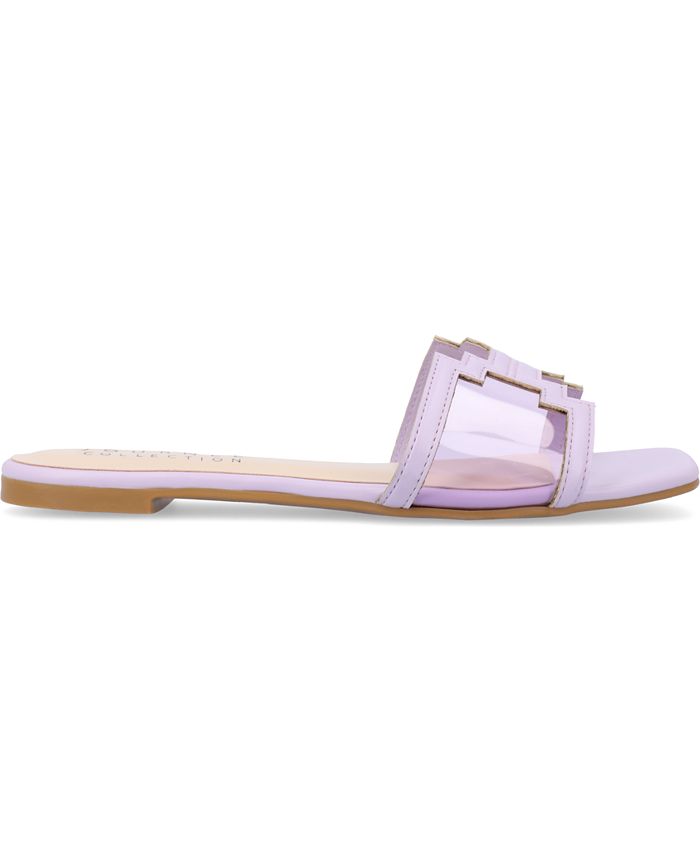 Journee Collection Women's Jamarie Lucite Sandals - Macy's