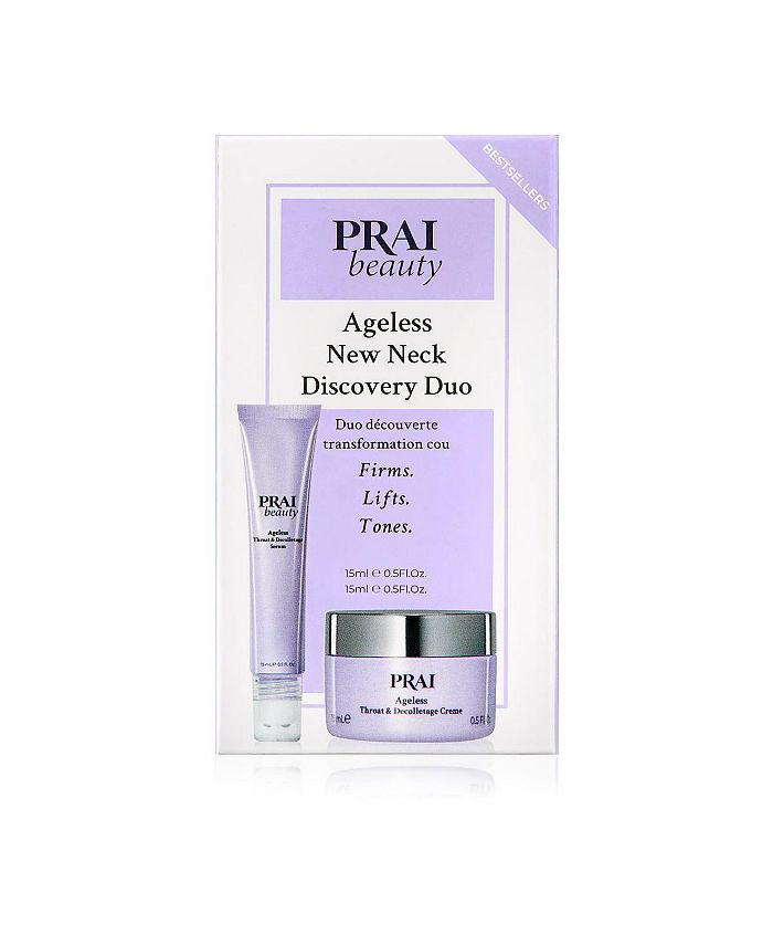 Prai Beauty Ageless New Neck Discovery Duo - 15ml Throat & Decolletage ...