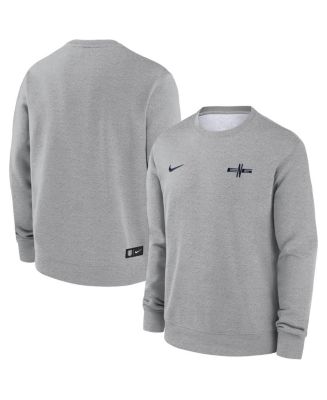 Men's Nike Gray England National Team Club Fleece Pullover Sweatshirt ...