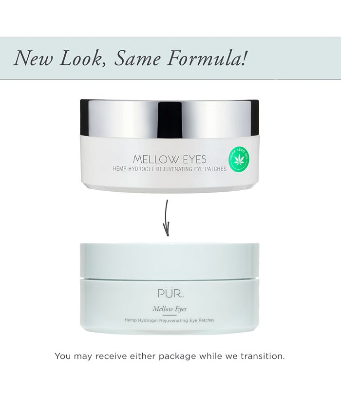 PÜR Mellow Eyes Hemp Hydrogel Rejuvenating Eye Patches - Macy's