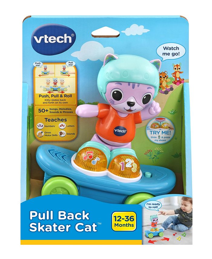 VTech Pull Back Skater Cat - Macy's