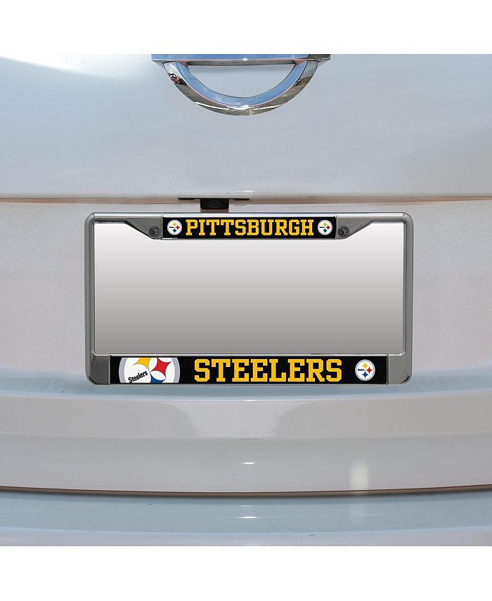 Stockdale Pittsburgh Steelers Small Over Large Mega License Plate Frame ...