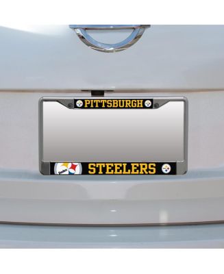 Pittsburgh Steelers Small Over Large Mega License Plate Frame - Macy's