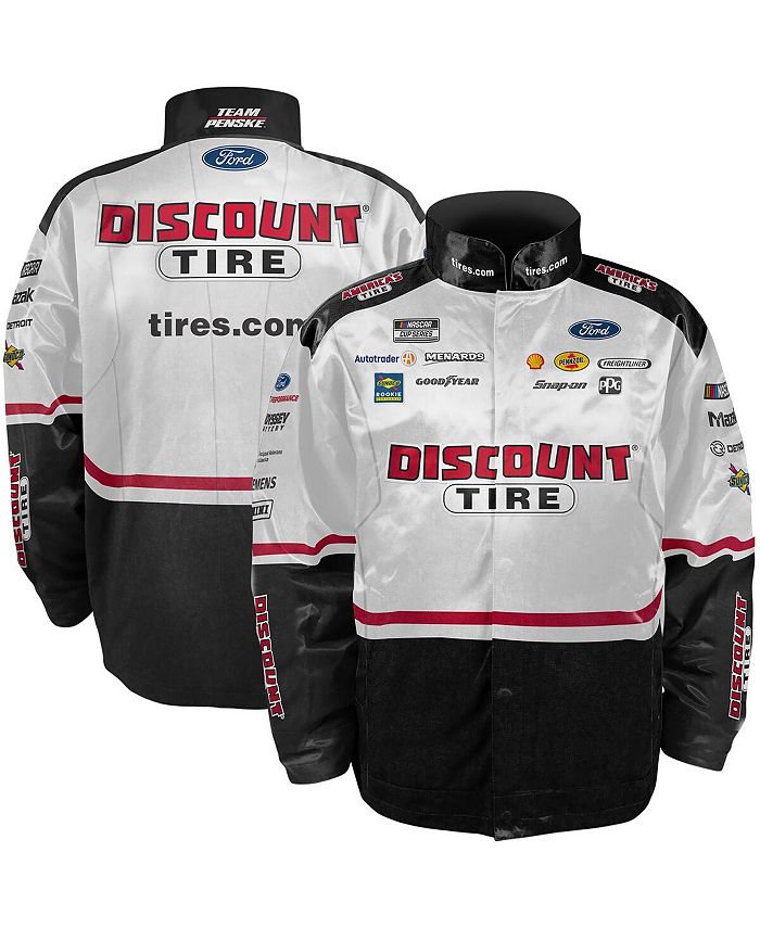 Team Penske Men's White, Black Austin Cindric Discount Tire Nylon ...