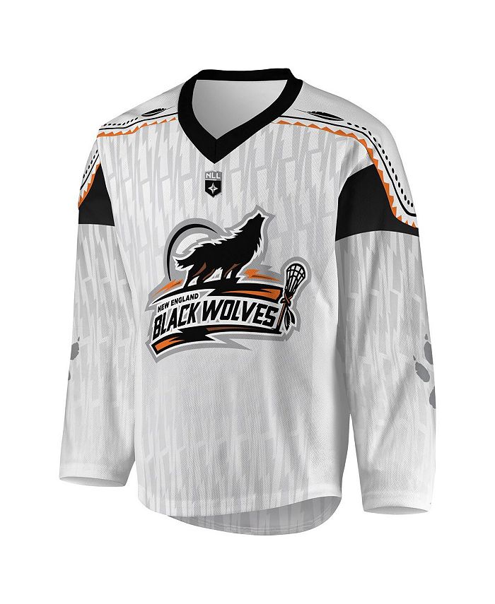 ADPRO Sports Men's White, Black New England Black Wolves Replica Jersey ...