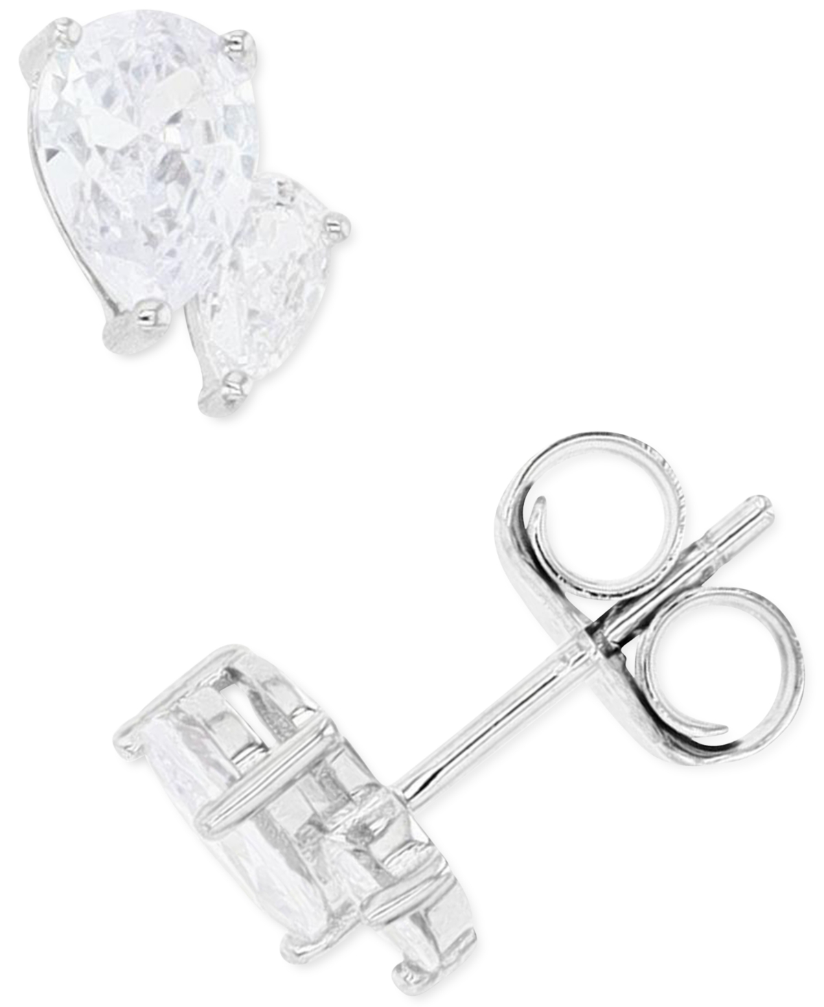 Click here for Cubic Zirconia Stud Earrings in Sterling Silver or... prices