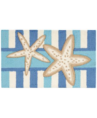 Nourison Home Nourison Hand Hooked Starfish Accent Rug, 18" x 30" - Macy's