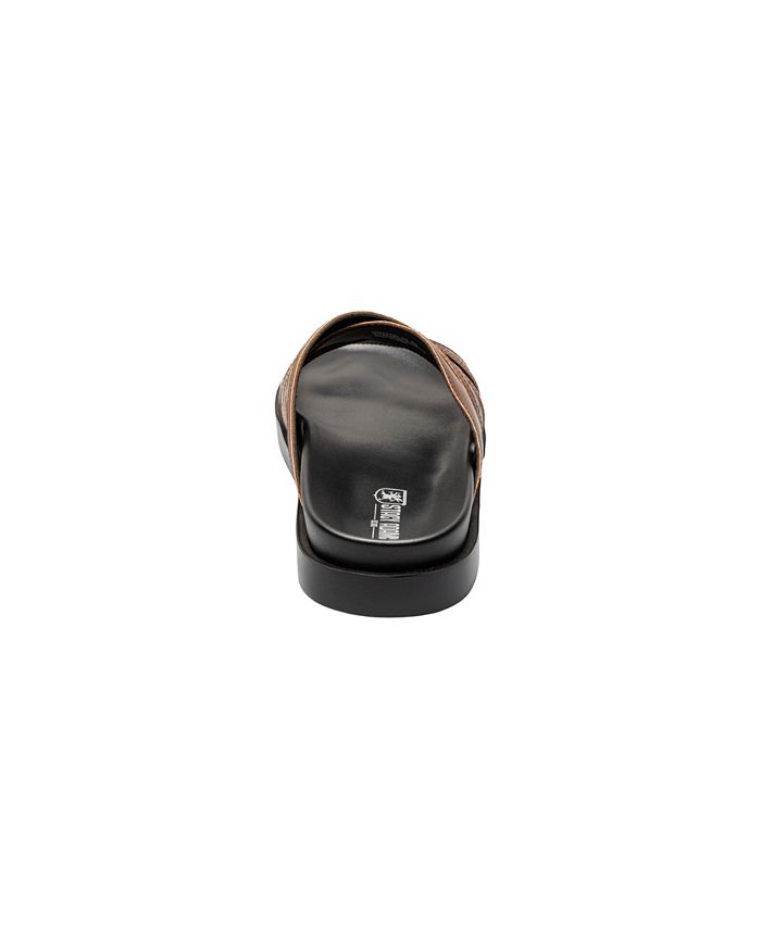 Stacy Adams Men's Mondo Open Toe Slide Sandals - Macy's