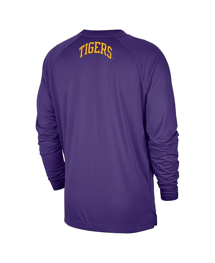 Nike Men's Purple LSU Tigers Basketball Spotlight Performance Raglan T ...