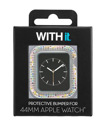 WITHit Clear Bumper with Iridescent Crystals for 40mm Apple Watch - Macy's