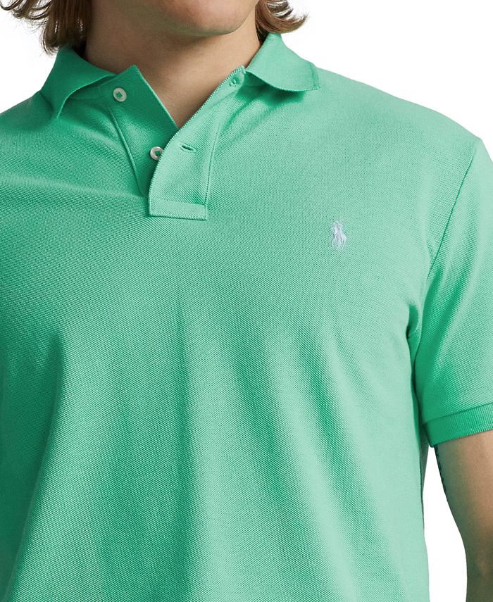Polo Ralph Lauren Men's Custom Slim Fit Mesh Polo Shirt - Macy's