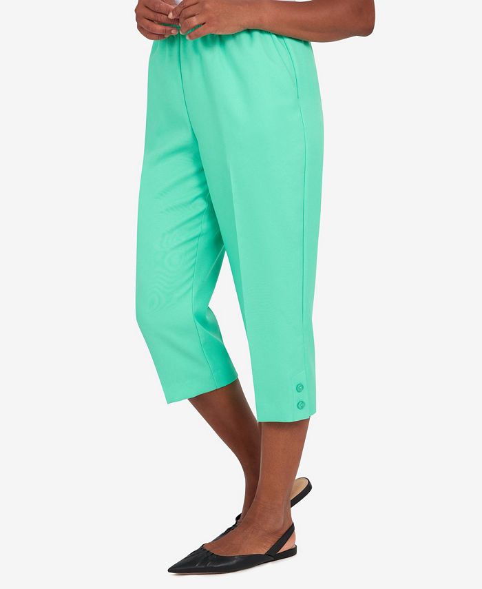Alfred Dunner Womens Classic Capri Pants And Reviews Pants And Capris