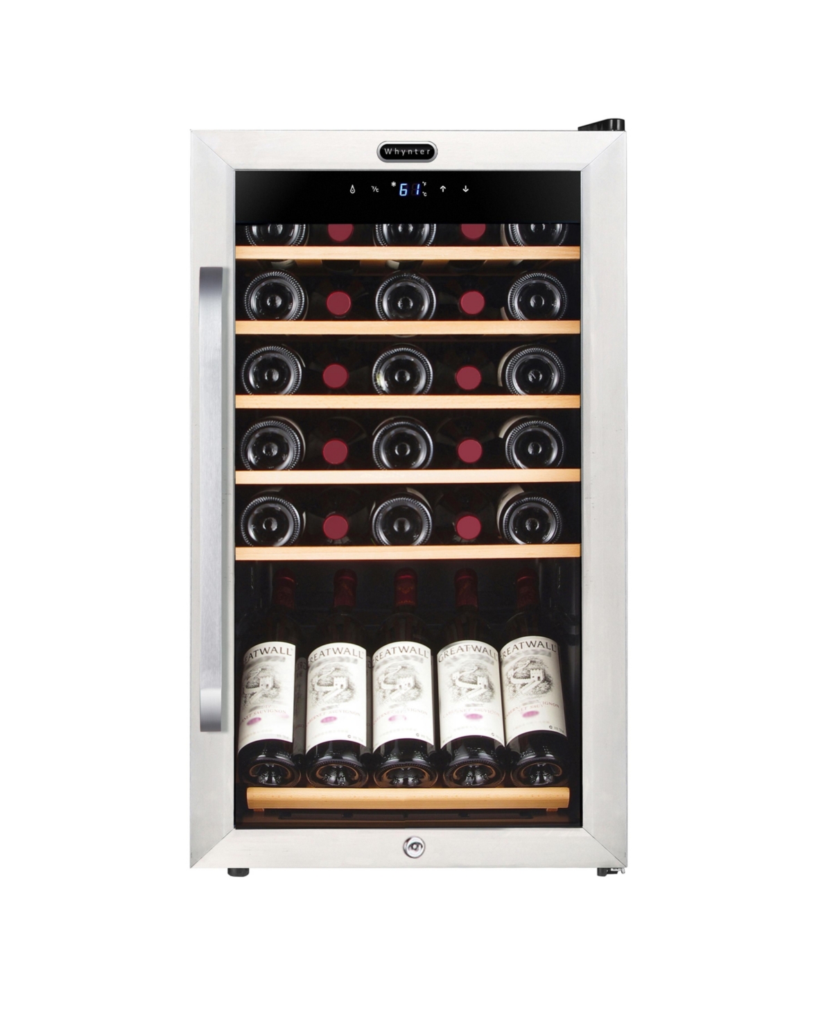 Click here for Whynter 34 Bottle Freestanding Stainless Steel Ref... prices