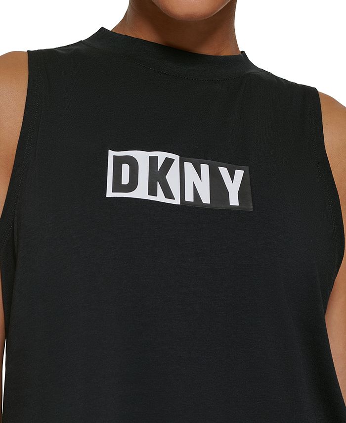 DKNY Sports Women's Two Tone Logo Print Tank Top - Macy's
