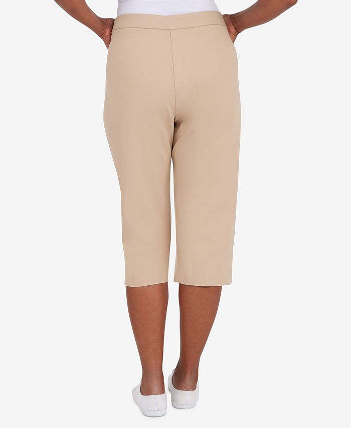 Alfred Dunner Missy Women's Classics Allure Clam Digger Capri Pants ...