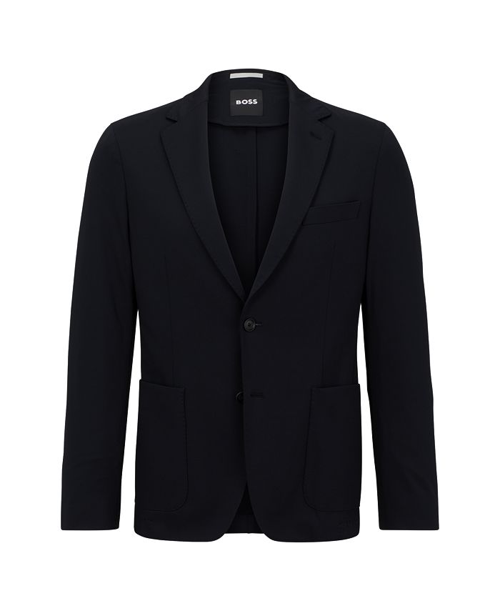 Hugo Boss Men's Performance-Stretch Jersey Slim-Fit Jacket - Macy's