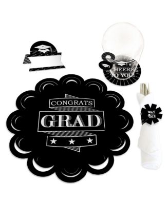 Big Dot of Happiness Graduation Cheers Graduation Party Table ...