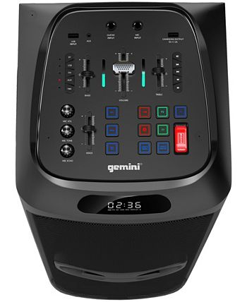 Gemini Bluetooth Speaker System with LED Party Lighting - Macy's