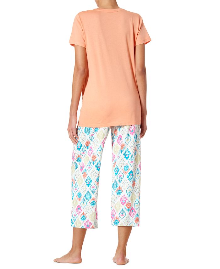 Hue Women's Floral Elements Capri Pajama Pants - Macy's