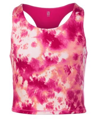 ID Ideology Big Girls Tie-Dye Longline Bra, Created for Macy's - Macy's