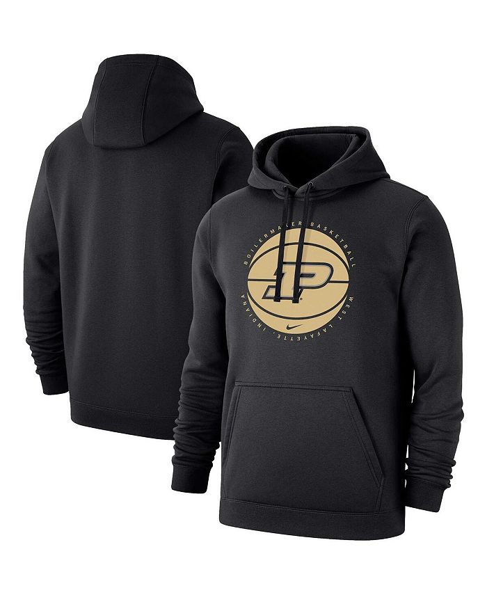 Nike Men's Black Purdue Boilermakers Basketball Pullover Hoodie - Macy's