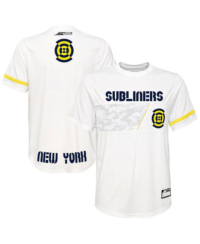 Outerstuff Men's New York Subliners White Primary Authentic Jersey - Macy's