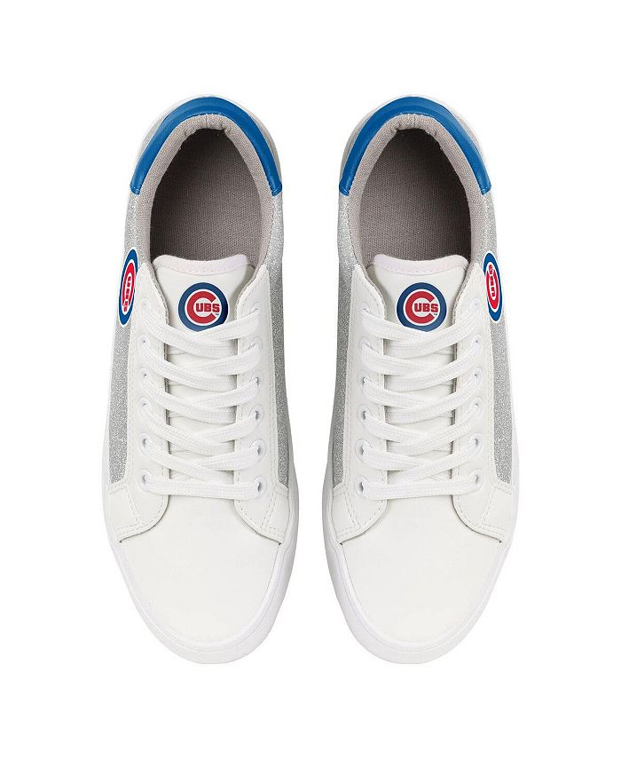 FOCO Women's Chicago Cubs Glitter Sneakers - Macy's