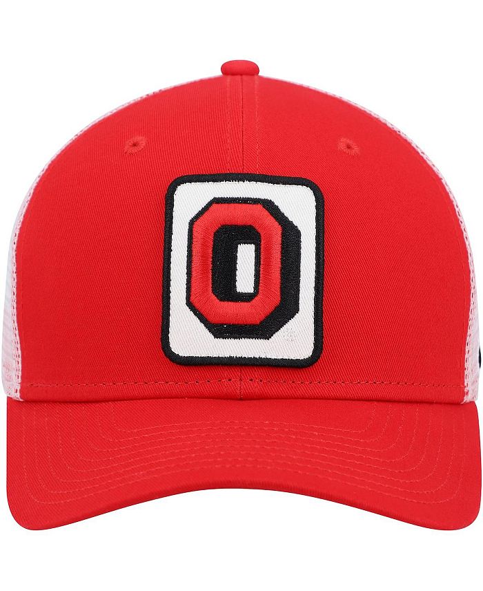 Nike Men's Scarlet, White Ohio State Buckeyes Classic99 Trucker ...