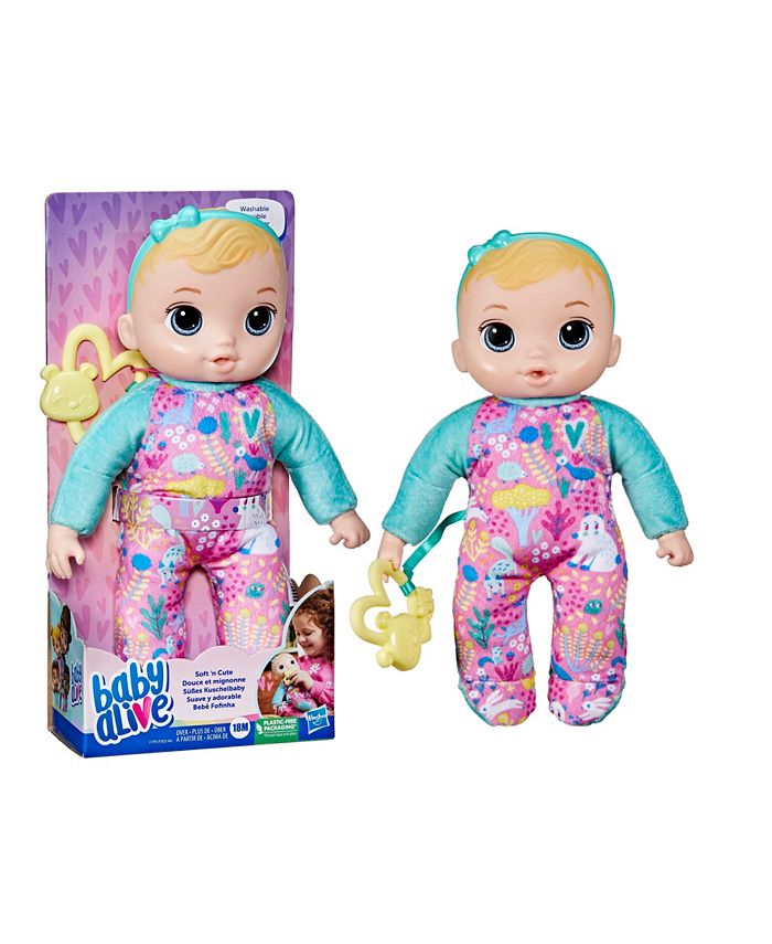 Baby Alive Soften Cute Doll, Blonde Hair - Macy's