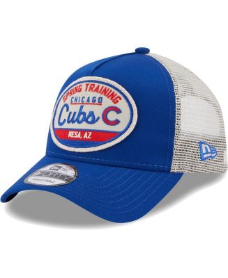 Men's New Era Blue Chicago Cubs 2023 Spring Training Patch A-Frame ...