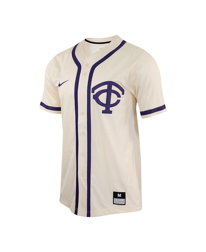 Nike Men's Natural TCU Horned Frogs Replica Baseball Jersey - Macy's
