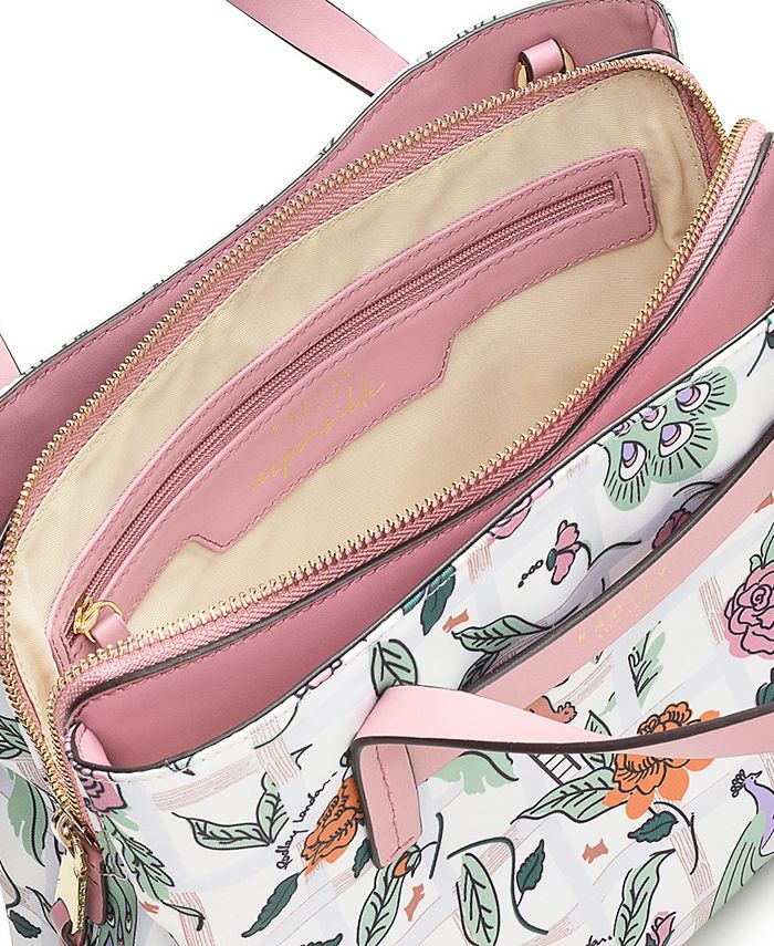 Radley London Finsbury Park Regents Rose Small Zip Top Satchel Bag - Macy's