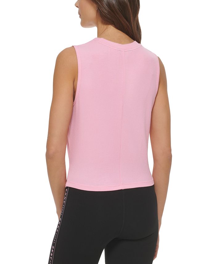 DKNY Women's Rib-Knit Twist-Hem Tank - Macy's