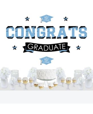 Big Dot of Happiness Light Blue Grad Best is Yet to Come Peel & Stick ...