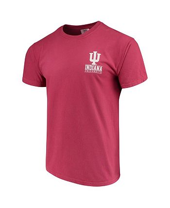 Image One Men's Crimson Indiana Hoosiers Comfort Colors Campus Icon T ...