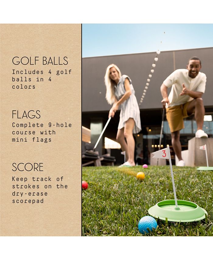 Studio Mercantile 9-hole Portable Custom Mini Golf Course Set, 24 ...