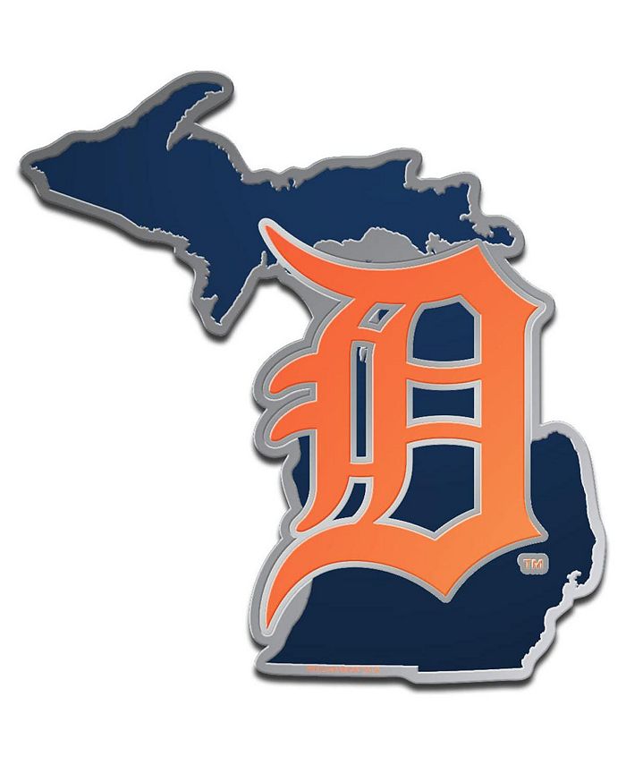 Wincraft Detroit Tigers Metallic State Shape Acrylic Auto Emblem - Macy's