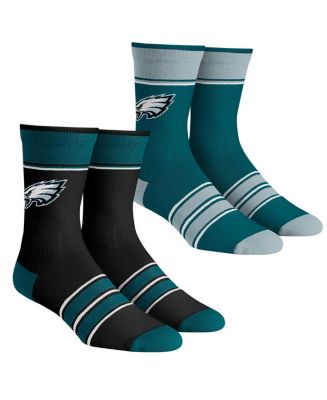Men's and Women's Rock 'Em Socks Philadelphia Eagles Multi-Stripe 2 ...