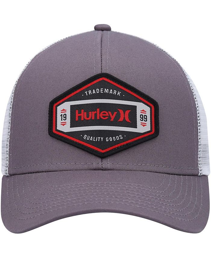 Hurley Men's Graphite Brighton Snapback Trucker Hat - Macy's