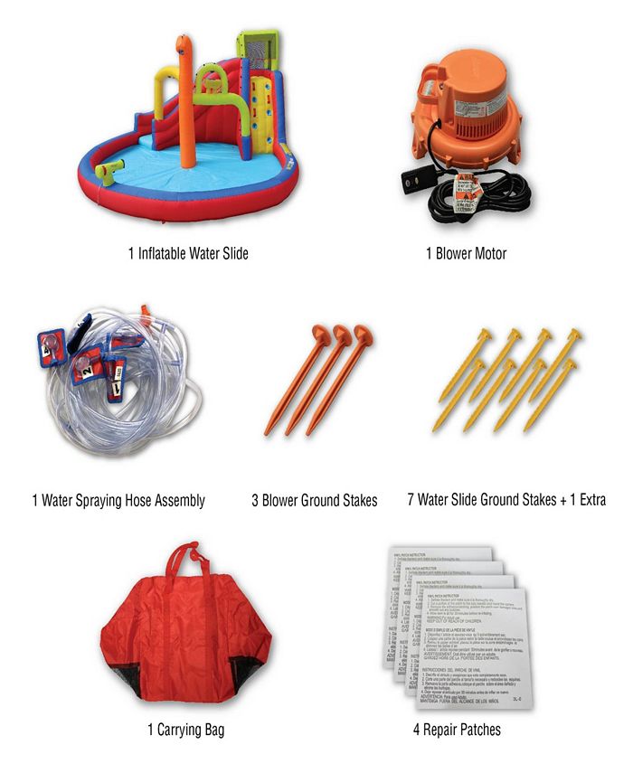 Banzai Drench Zone Water Park With Soaker Bucket, Water Cannon ...