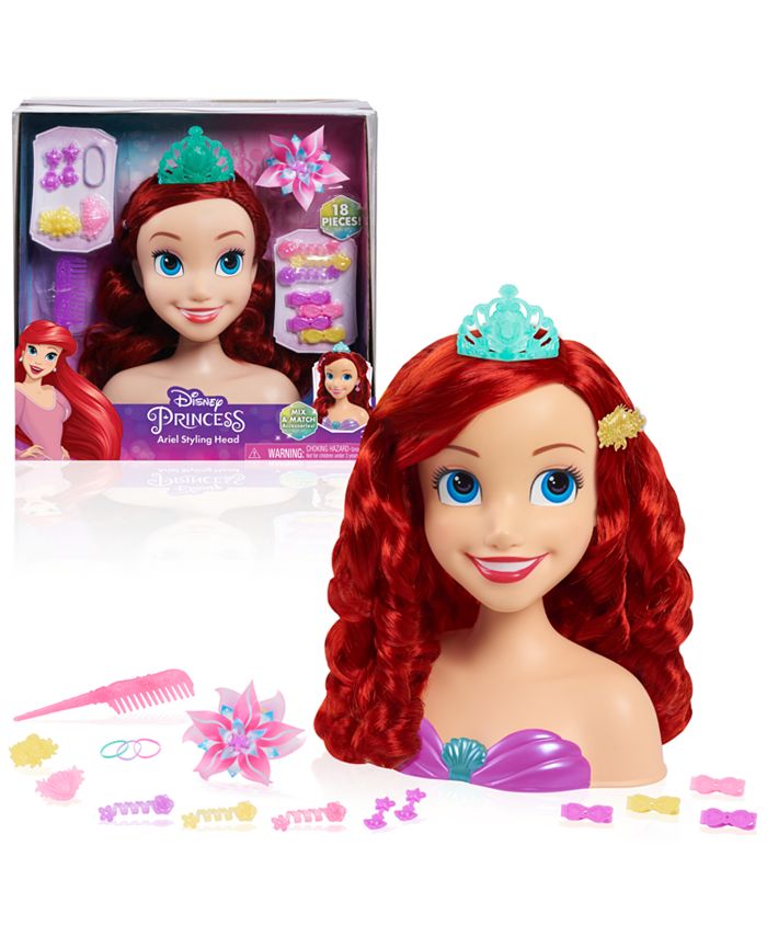 Disney Princess The Little Mermaid Ariel Styling Head - Macy's