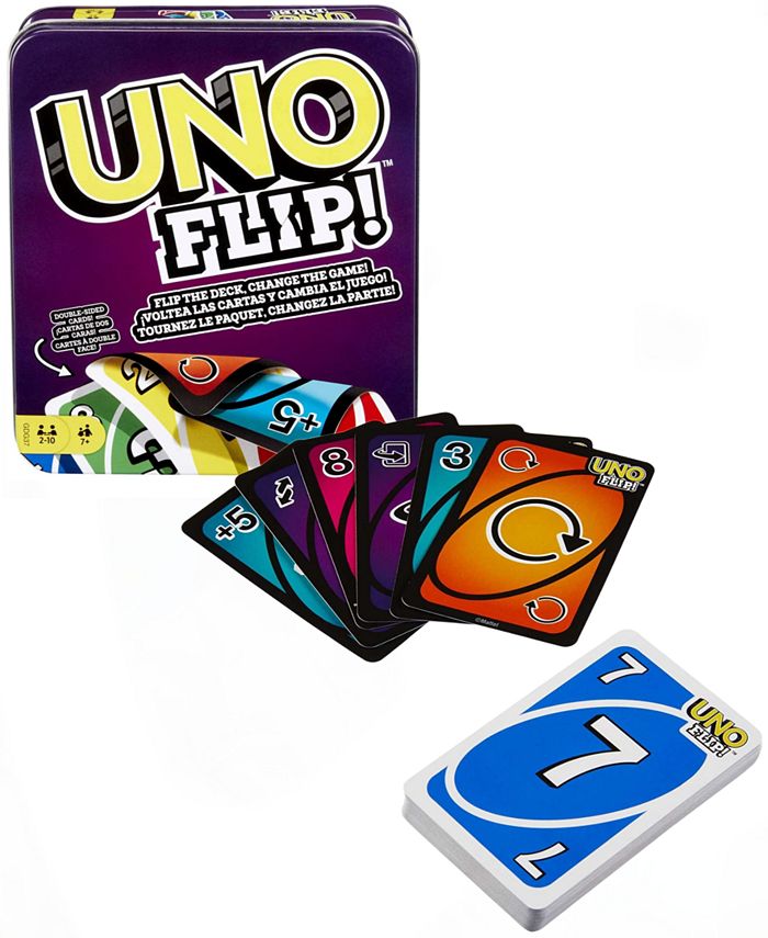 Mattel Hasbro Games UNO Flip Double Sided Playing Cards - Macy's