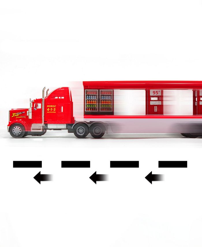 Big Daddy Cross Country Big Rig with Pop-Open Gas Station and Semi ...