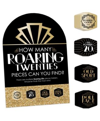 Big Dot of Happiness Roaring 20 s - 1920s Art Deco Jazz Party Scavenger ...