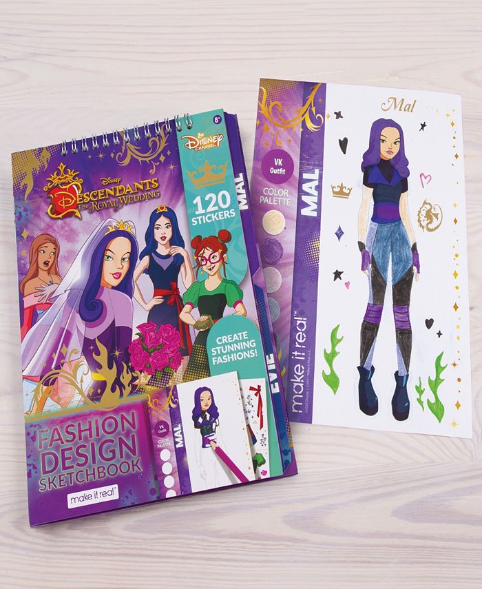Disney Descendants Royal Wedding Light Table Sketchbook 9 Piece Set ...