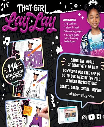 That Girl Lay Lay Fashion Design Sketchbook Make It Real, Nickelodeon ...